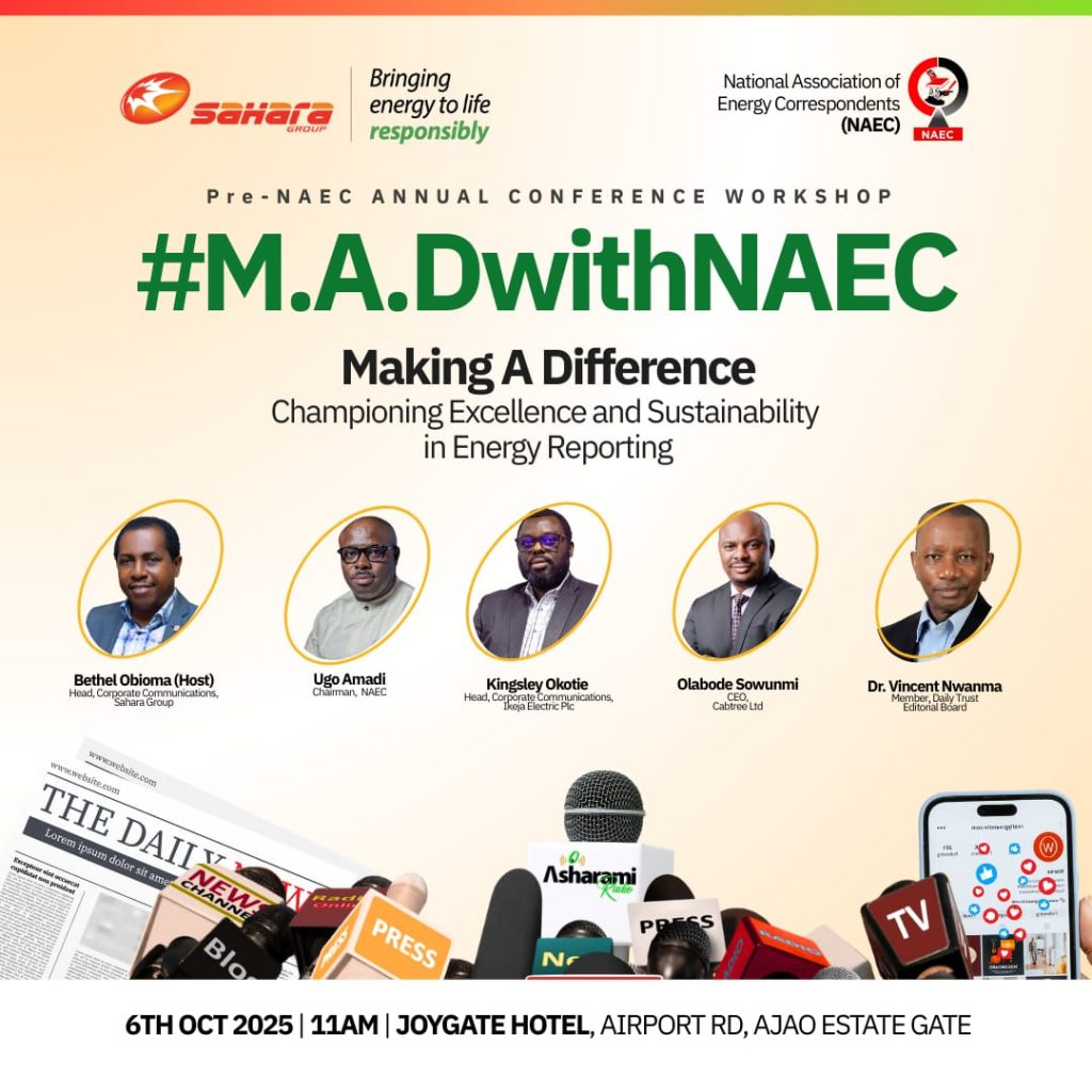 “EMPOWERING ENERGY REPORTERS: SAHARA GROUP AND NAEC LAUNCH #M.A.DWITH ...